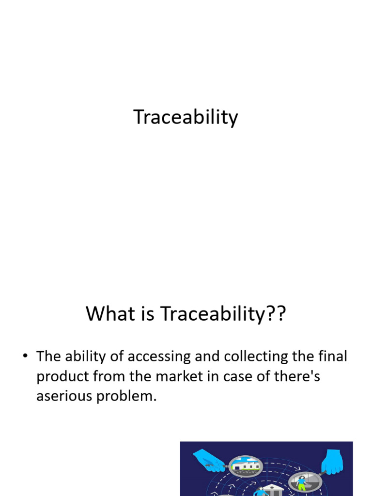 Traceability | PDF