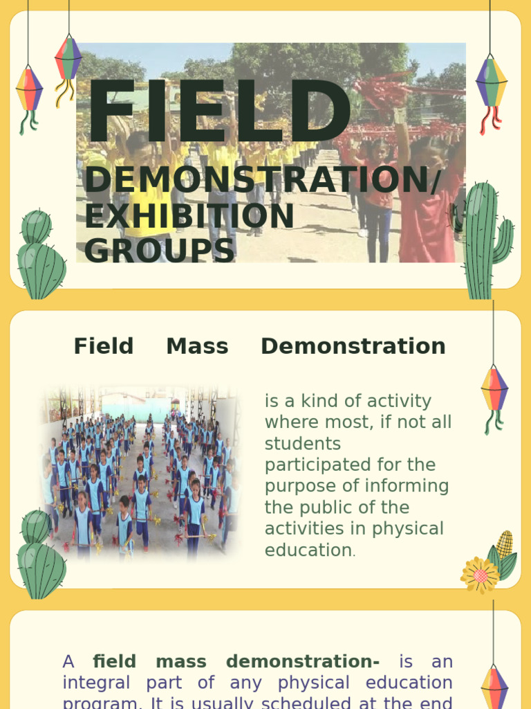 Field Demo | PDF | Goal | Dances