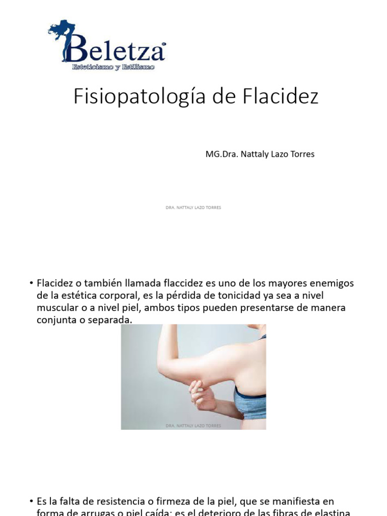 Fisiopatología de Flacidez BL | PDF | Piel | Músculo
