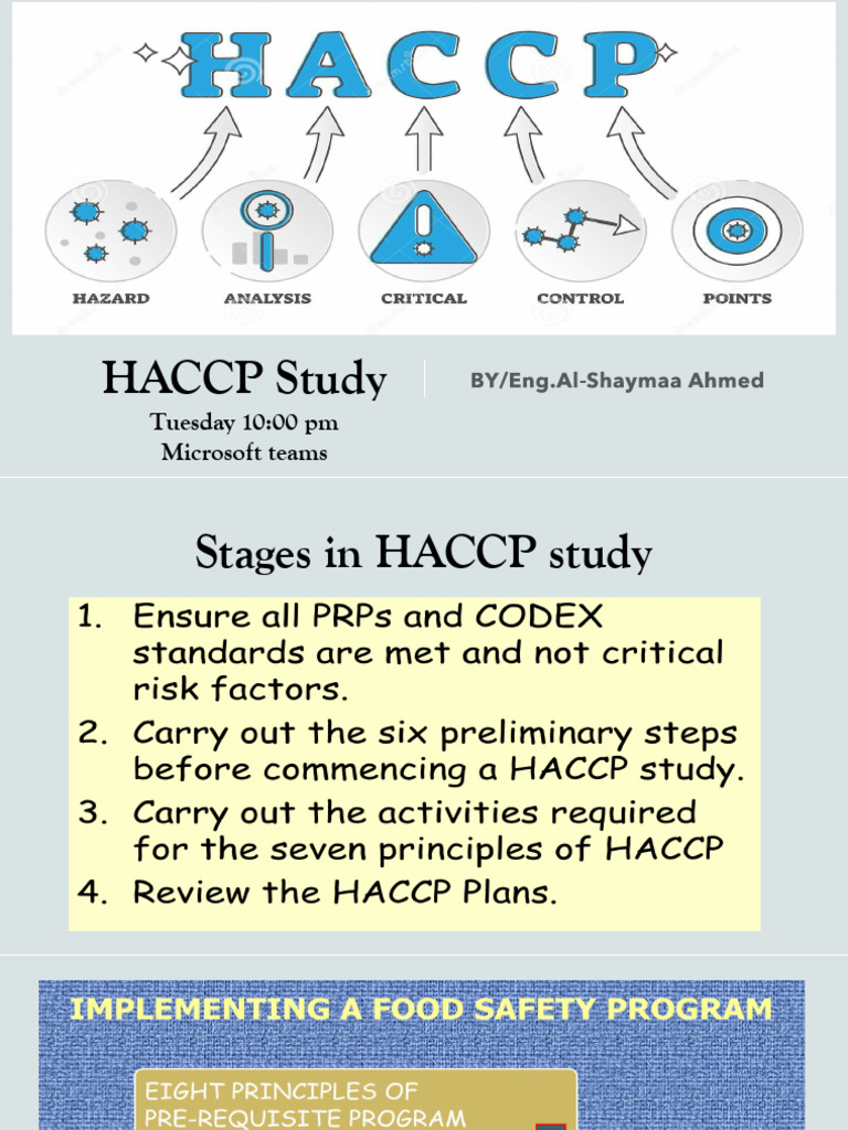 HACCP | PDF