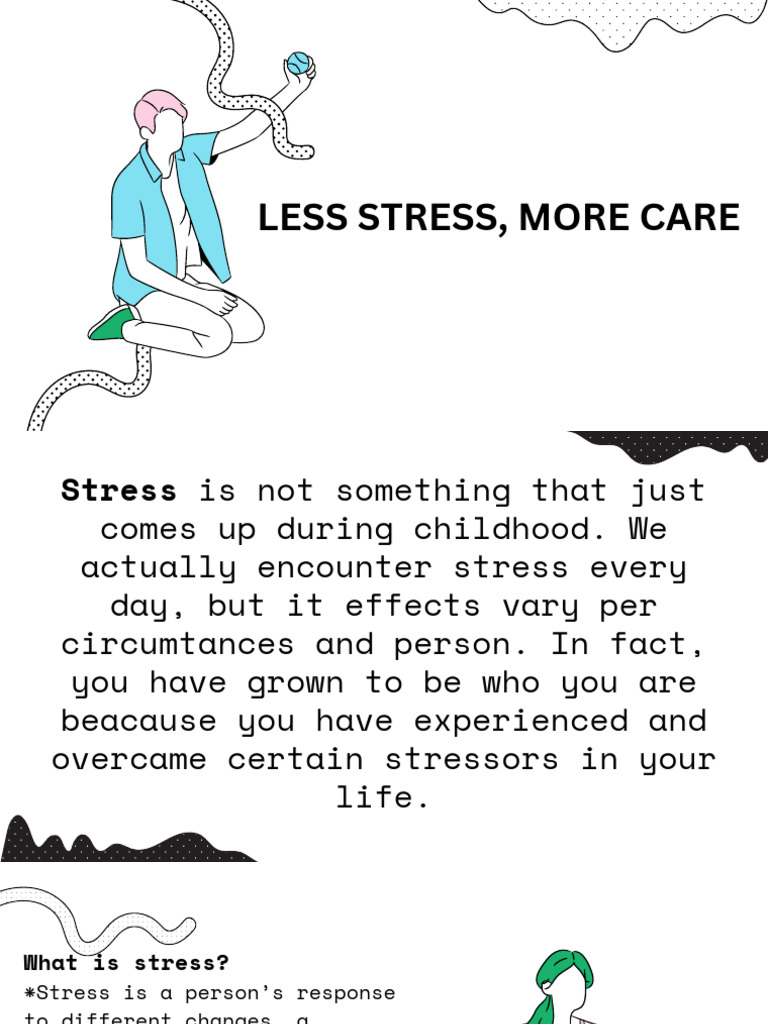 Less Stress More Care | PDF | Stress (Biology) | Anxiety
