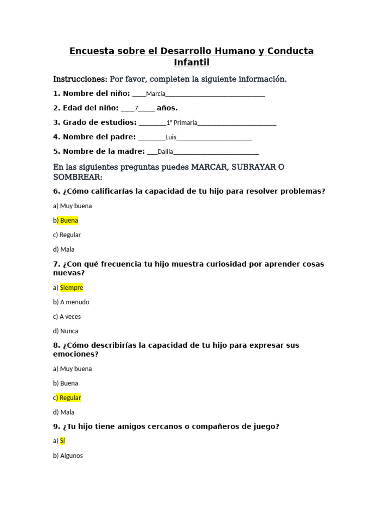 Encuesta (Jime) | PDF | Comportamiento | Sicología