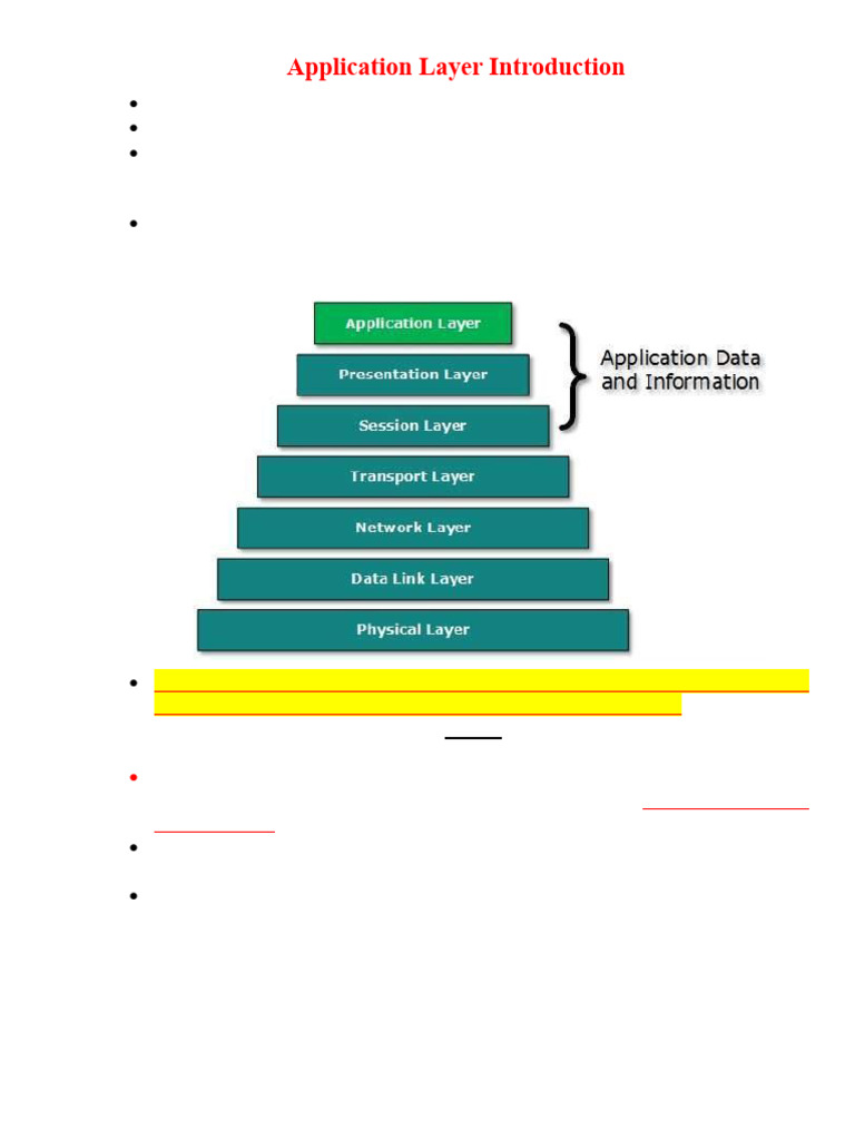 Application Layer Notes | PDF | Domain Name System | File Transfer Protocol Application Layer Notes | PDF | Domain Name System | File Transfer Protocol