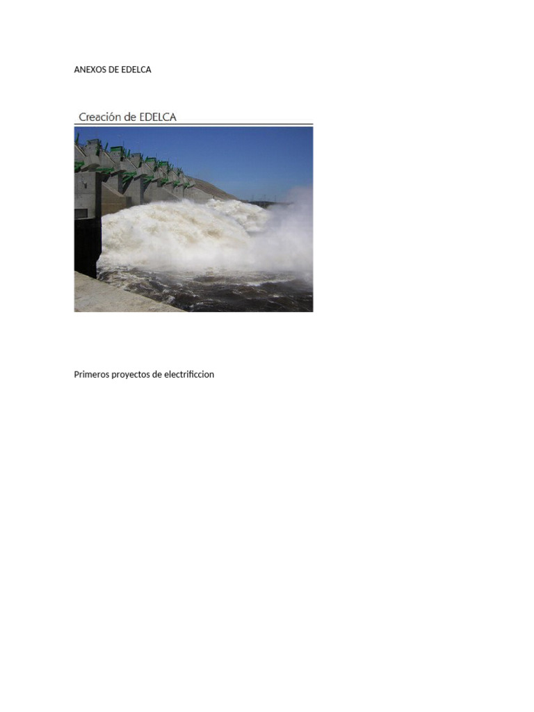 Anexos de Edelca | PDF