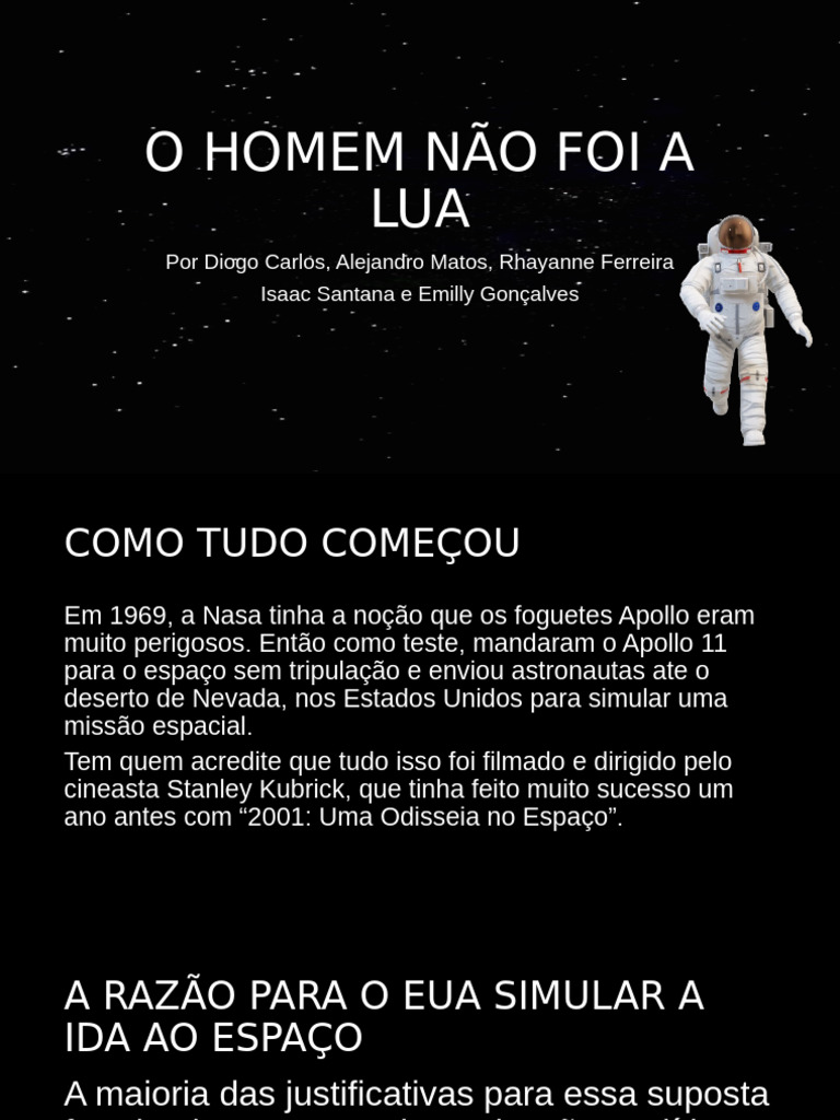 O Homem Não Foi A Lua | PDF