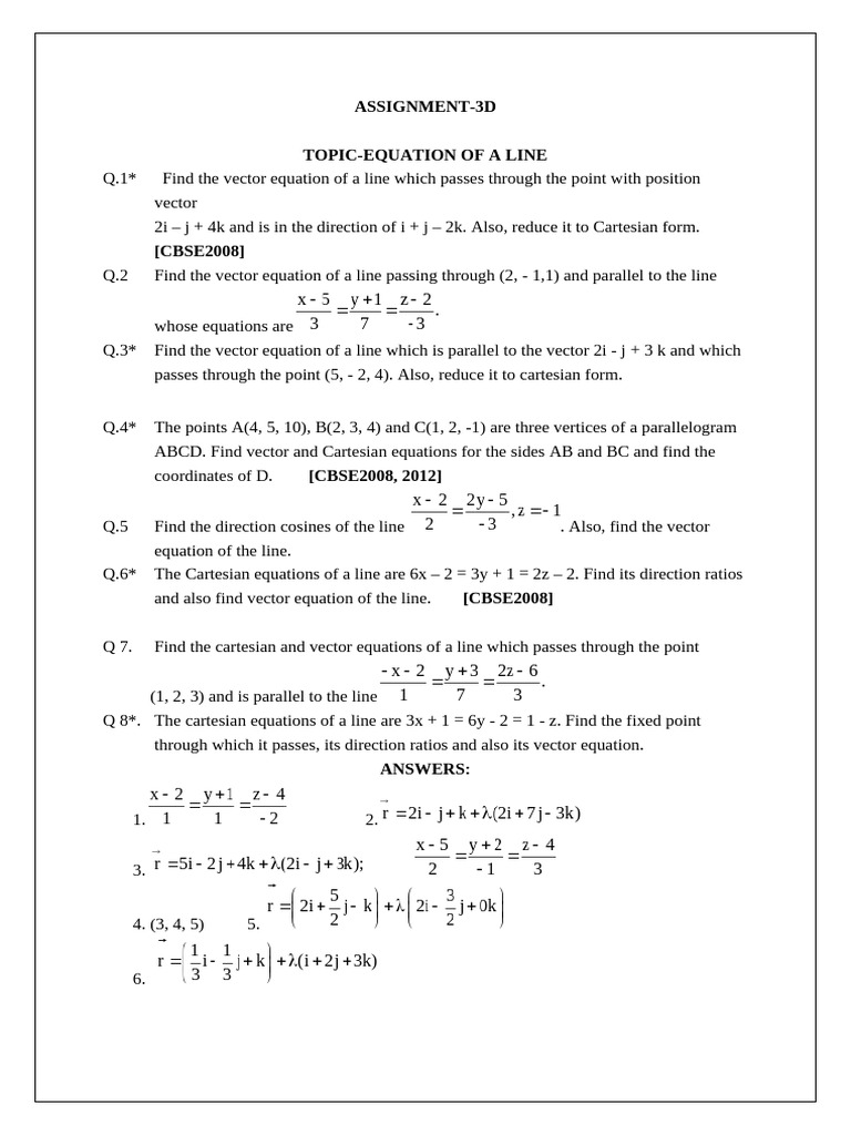 Chapter 11 | PDF | Line (Geometry) | Euclidean Vector
