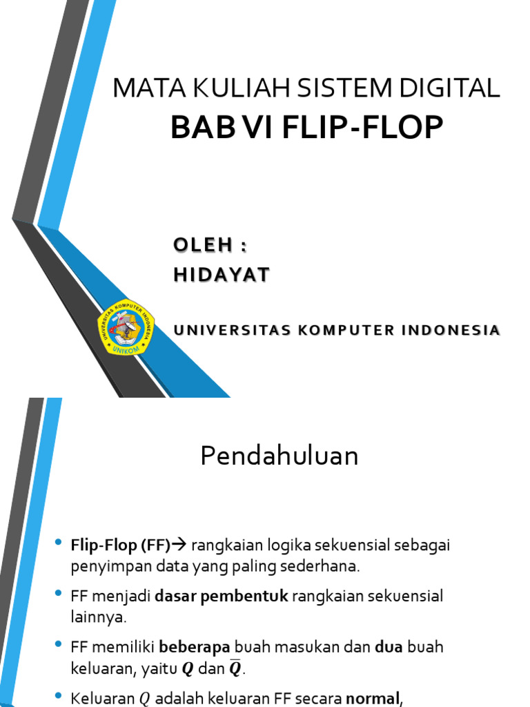 Bab 6 Flip Flop Rev 2022 | PDF