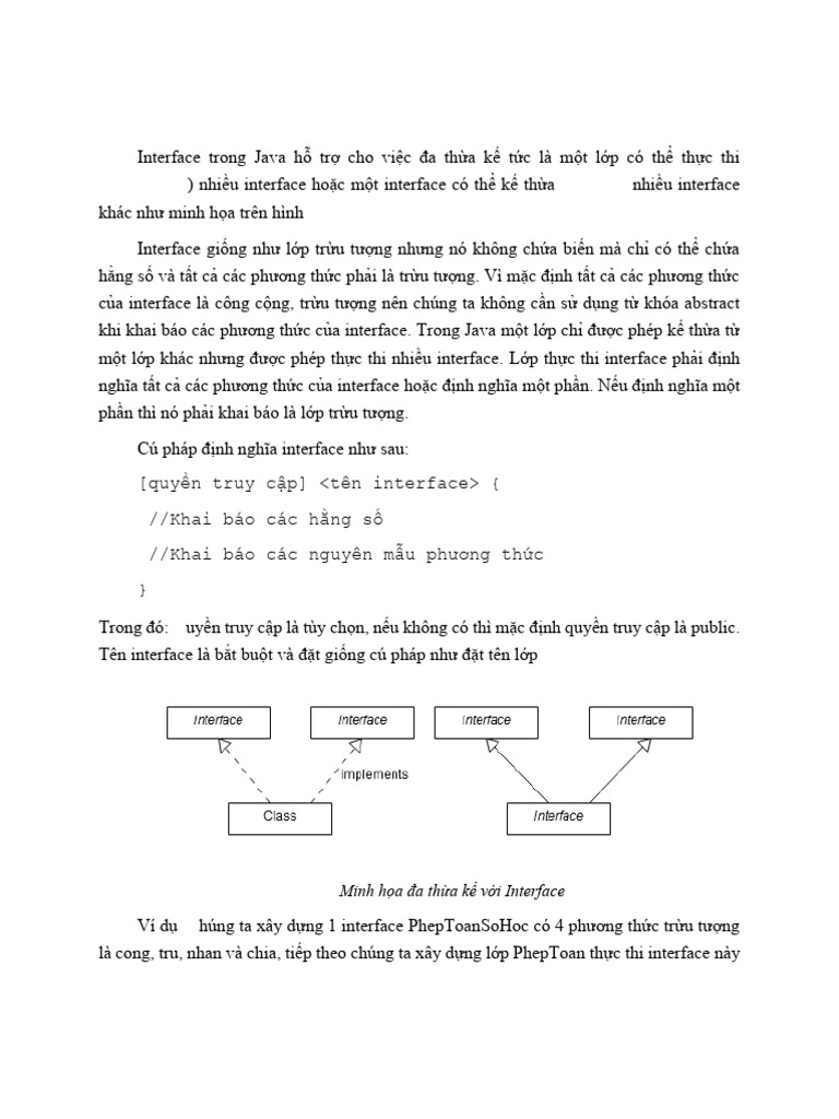 Java Interface | PDF