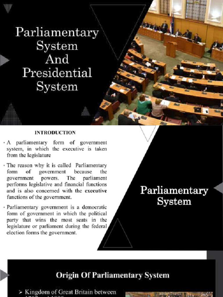 Parliamentary Vs Presidential | PDF