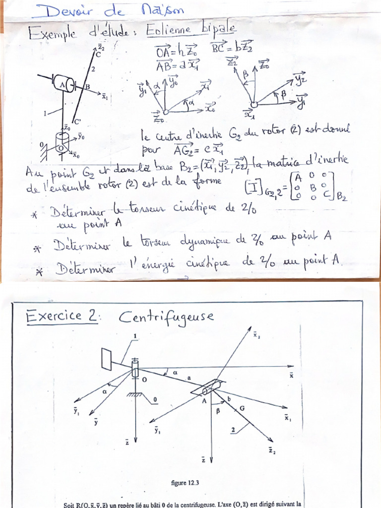 Dynamique Du Solide | PDF