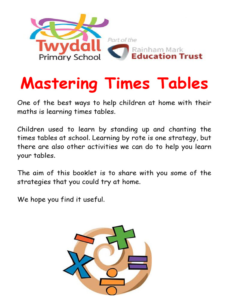 Fun Strategies for Times Tables Mastery | PDF | Flashcard