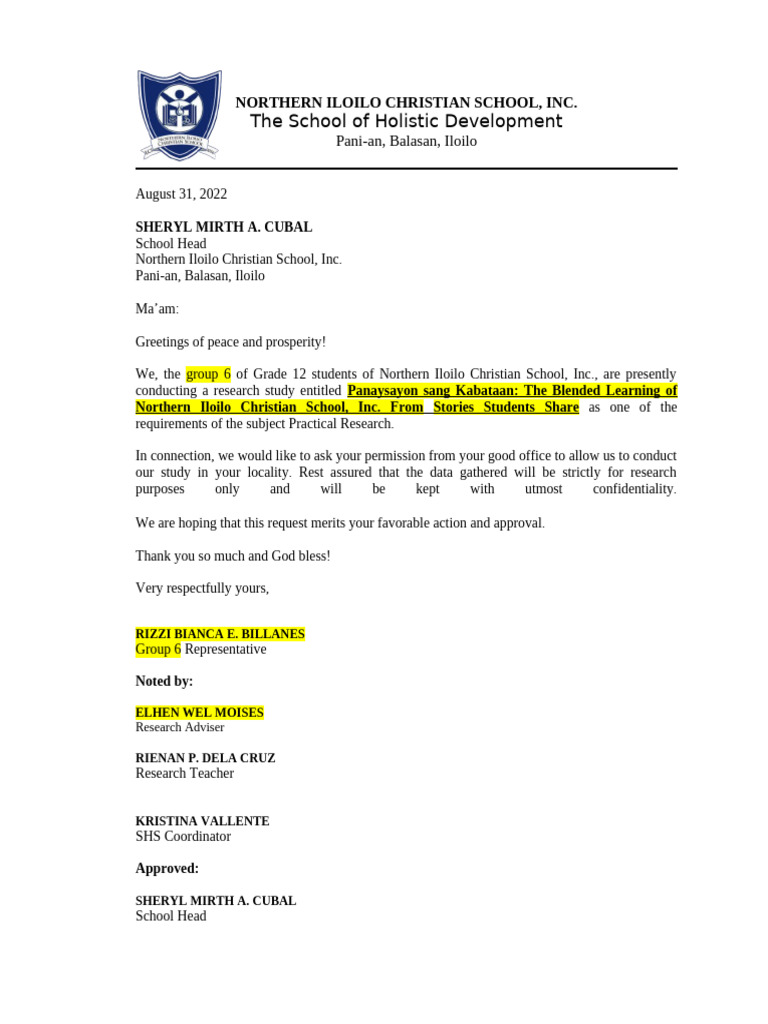 Letter, Validation Form | PDF