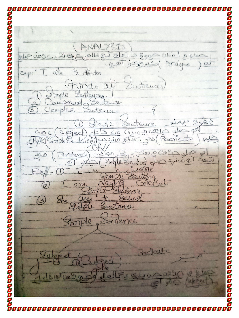 Analysis Notes All in One-Sindhi | PDF