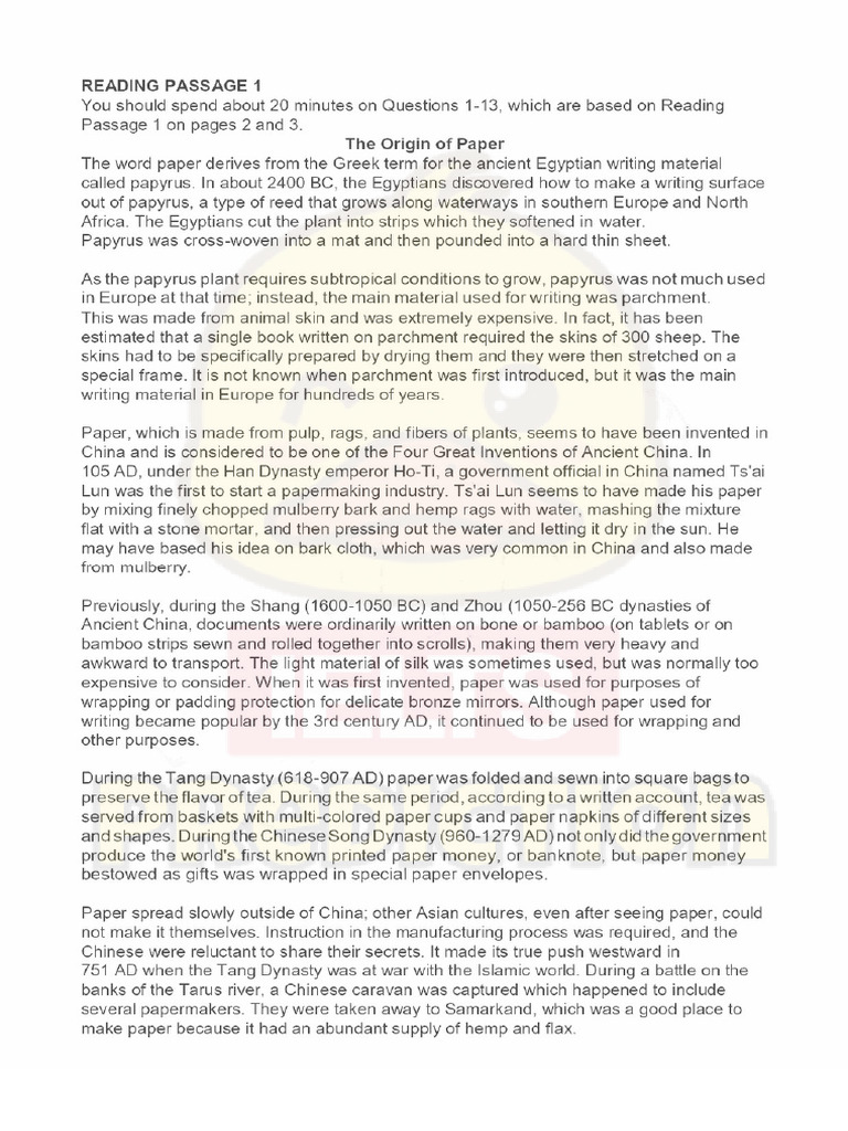 IELTS Reading Prediction | PDF