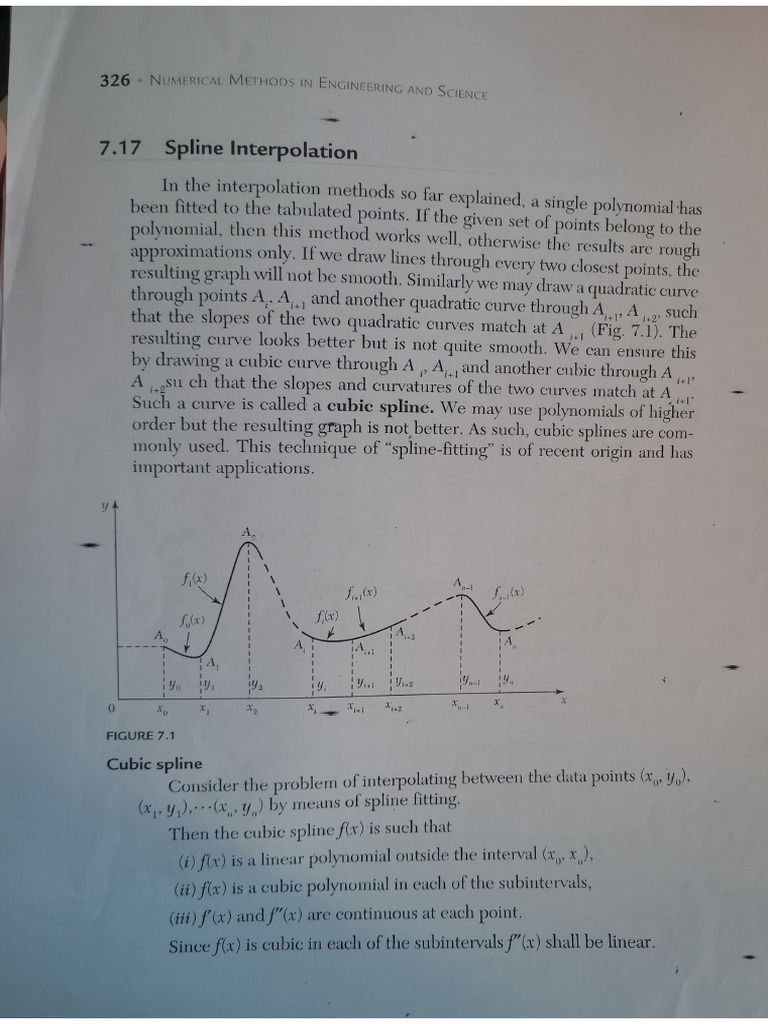 Cubic Spline Interpolation | PDF Cubic Spline Interpolation | PDF