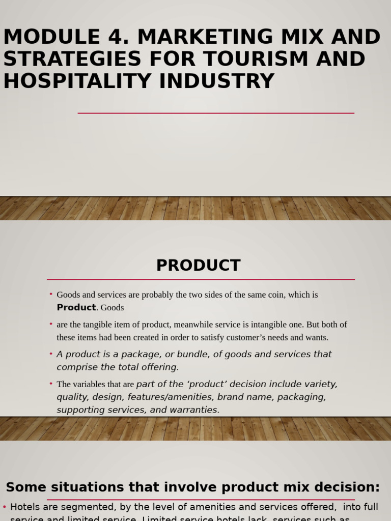 Marketing Mix Strategies in Tourism | PDF | Pricing | Marketing