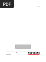 SANS 1253 2016 (Ed. 3.01) | PDF | Door | Building Engineering