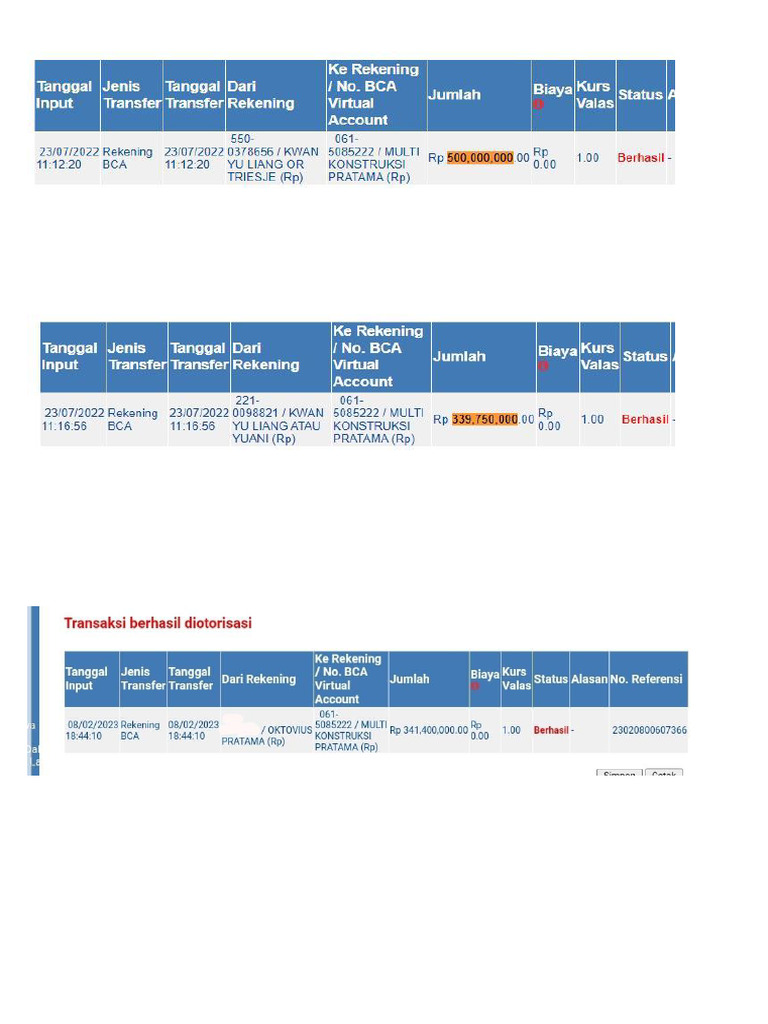 Butki Pembayara PT. MKP | PDF