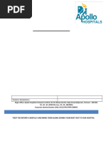 Angiogram Report Apollo | PDF | Angiography | Coronary Artery Bypass ...