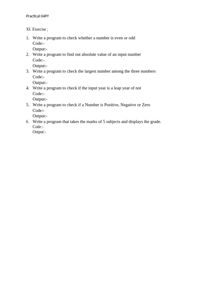 Python Programs for Basic Calculations | PDF