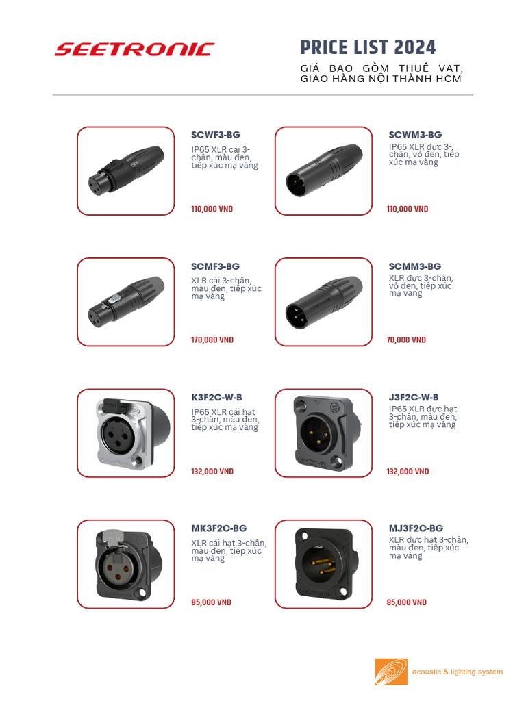 Seetronic Price List - PRICELIST 2024 | PDF