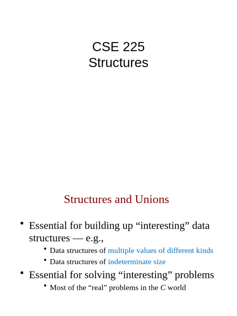 Structures | PDF | Pointer (Computer Programming) | Software Development