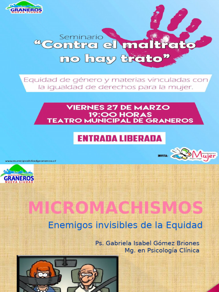 Micromachismos: Violencia Cotidiana de Género | PDF | Mujer | Violencia