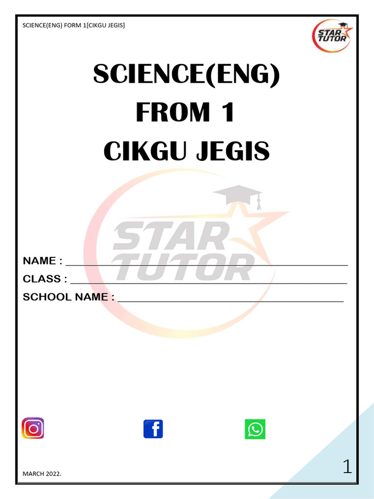 Science (Eng) F1 | PDF