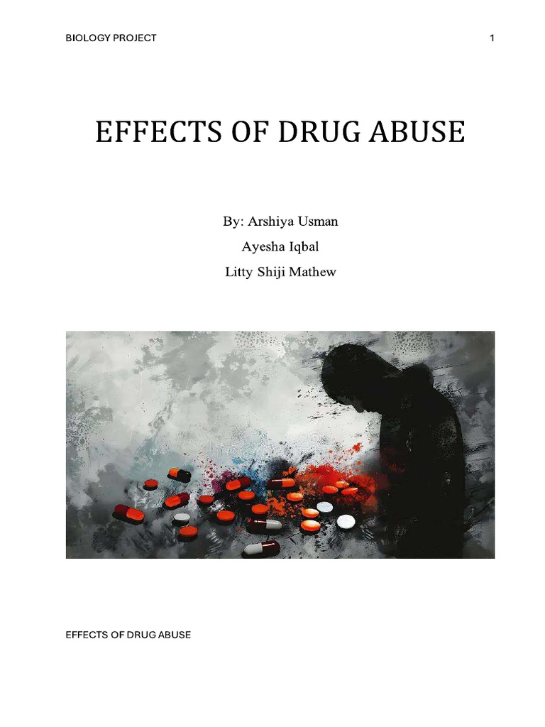 Drug Abuse Intro | PDF