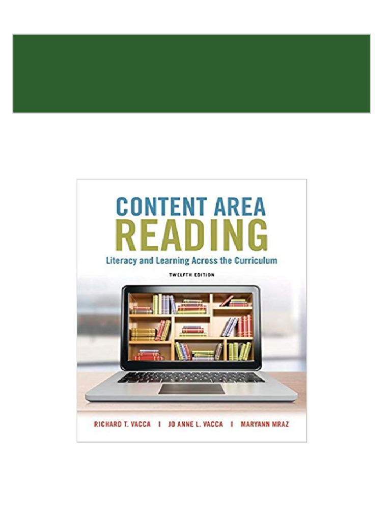 (Original PDF) Content Area Reading Literacy and Learning Across The ... (Original PDF) Content Area Reading Literacy and Learning Across The ...