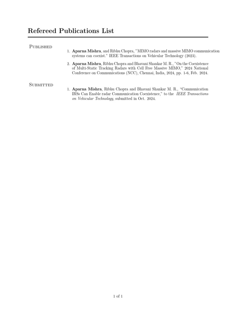 Publication List AP | PDF