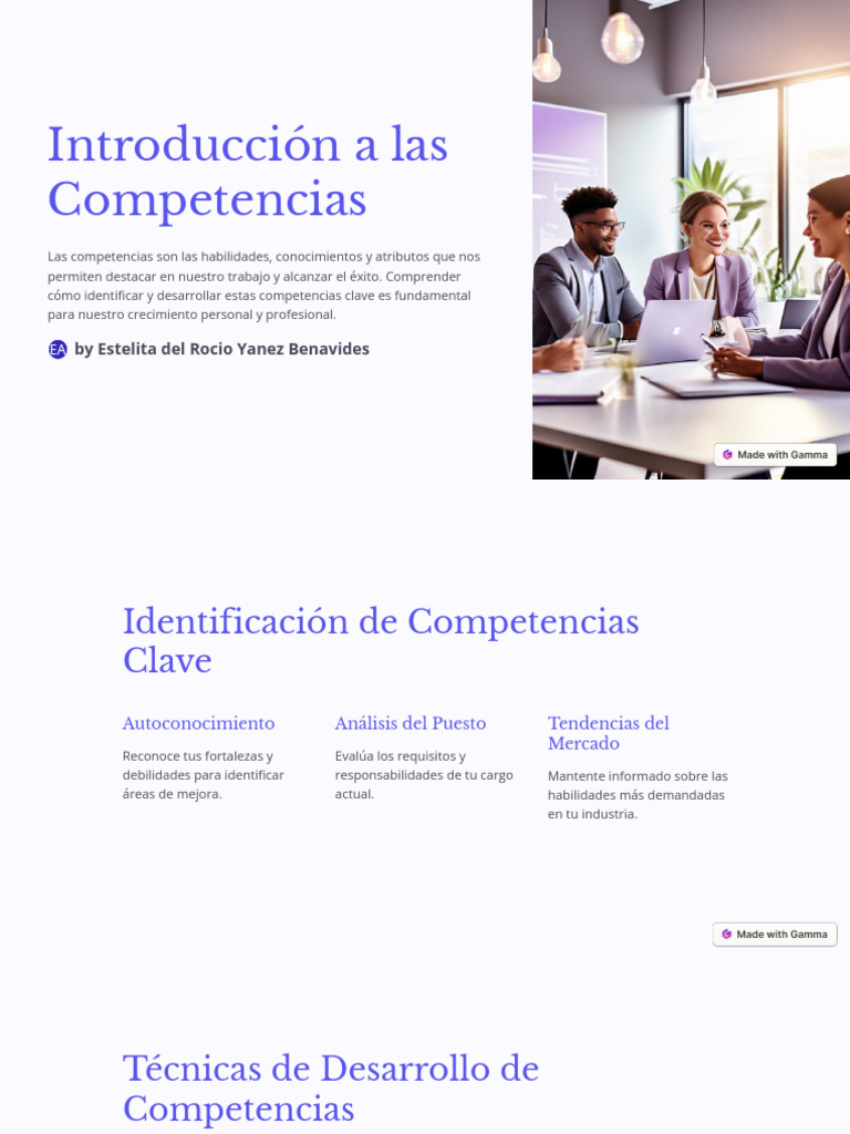 Introduccion A Las Competencias | PDF | Aprendizaje | Evaluación