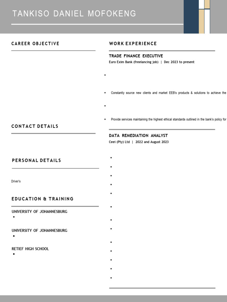 Career Objective of a Finance Analyst | PDF | Risk | Risk Management