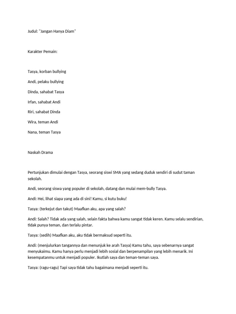 Drama Bullying | PDF