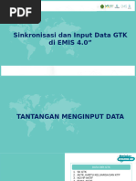 Tutorial Update Data Akun GTK - PTK Di Emis 4 | PDF