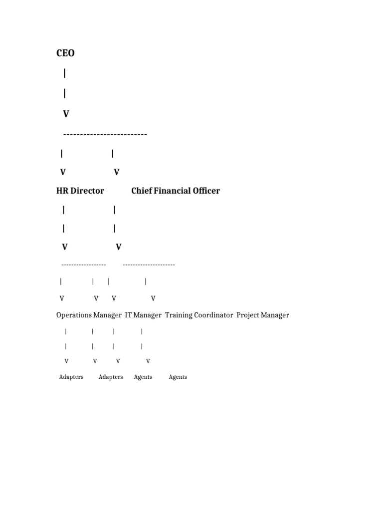 Hierarchy Chart | PDF