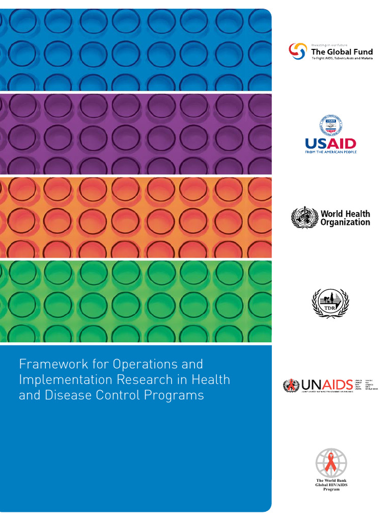 Framework For Operations and Implementation Research in Health and ...
