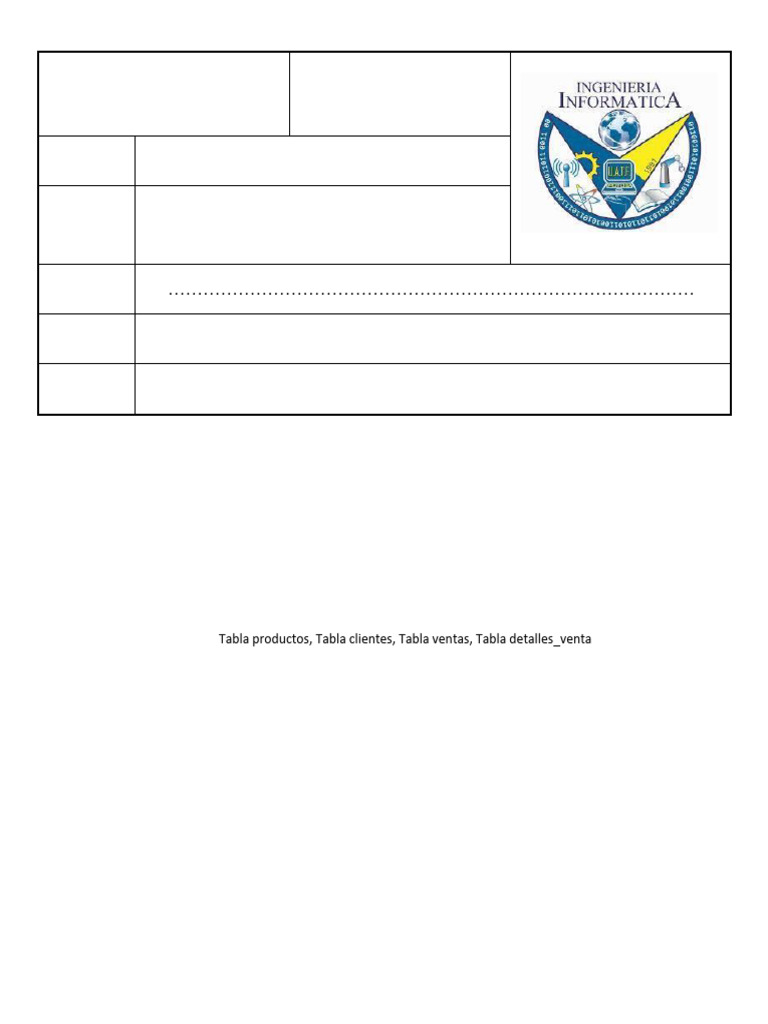 Practica - 5 - Inf - 440 (Postgress y Mysql) | PDF