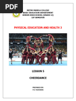Cheerdance Basics for Students | PDF | Cheerleading | Dances