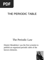 The Periodic Table (Grade 12 Chemistry) | PDF