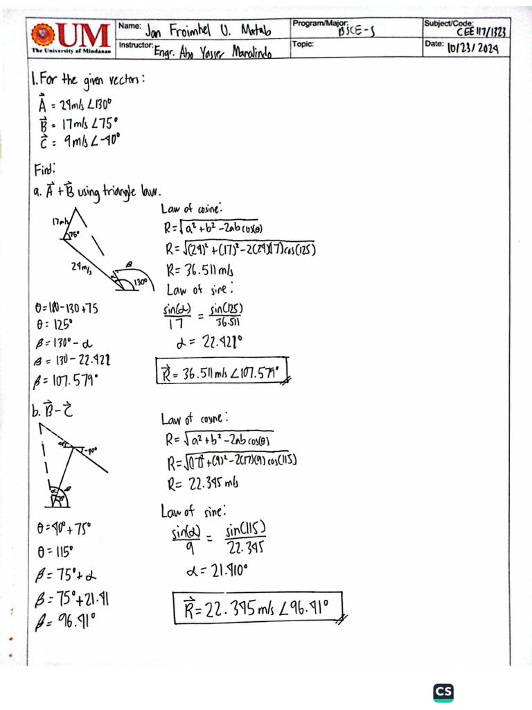 Exercise 01 Matab | PDF