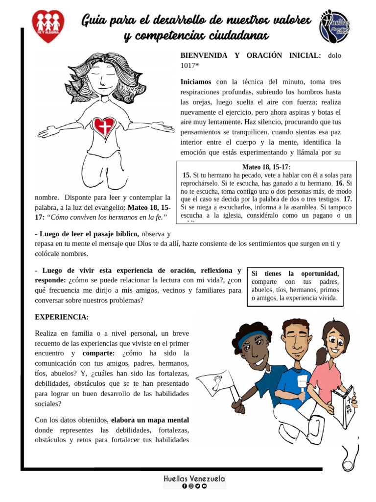 1er Año Encuentro 2 (Huellas Blancas) (PP) | PDF