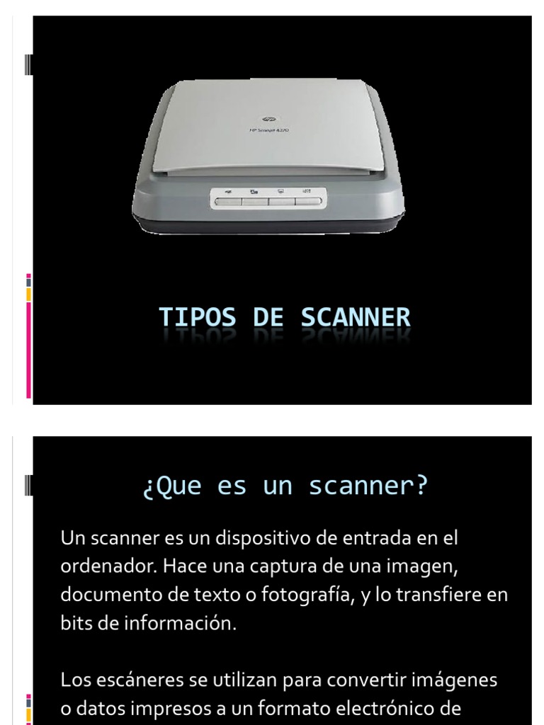 Clasificación y Tipos de Scanner | PDF