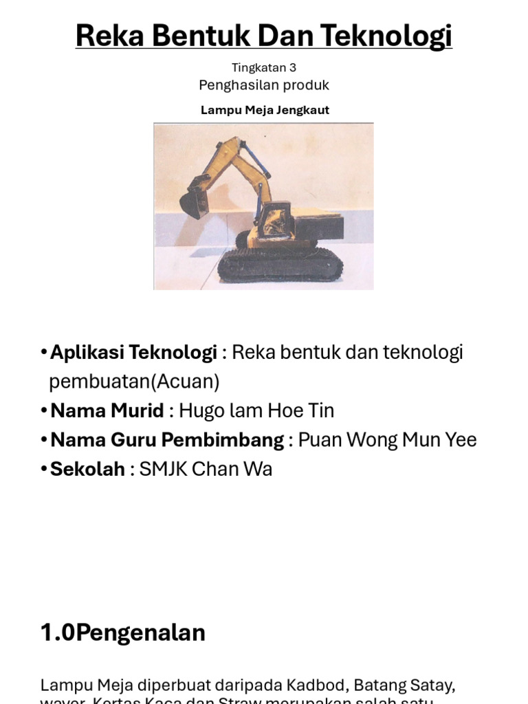 RBT Lampu Meja Jengkau | PDF