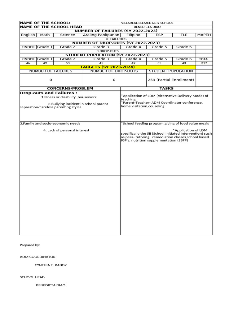 Adm Action Plan | PDF