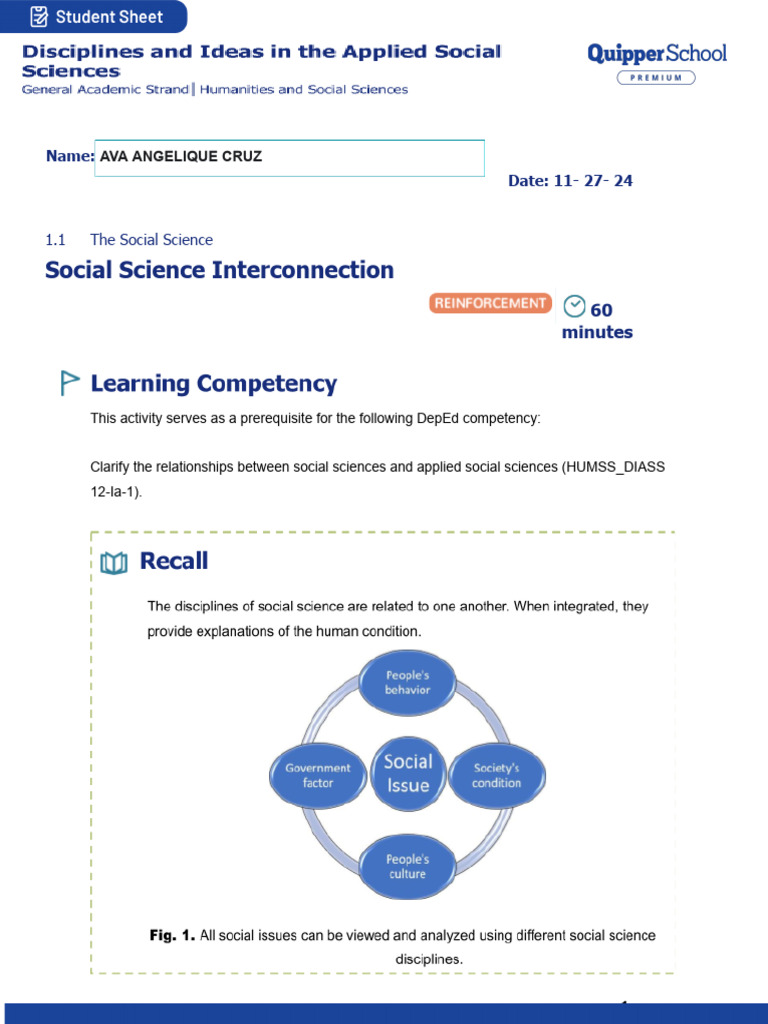 Diass Activity 1 Pdf Social Sciences Homelessness