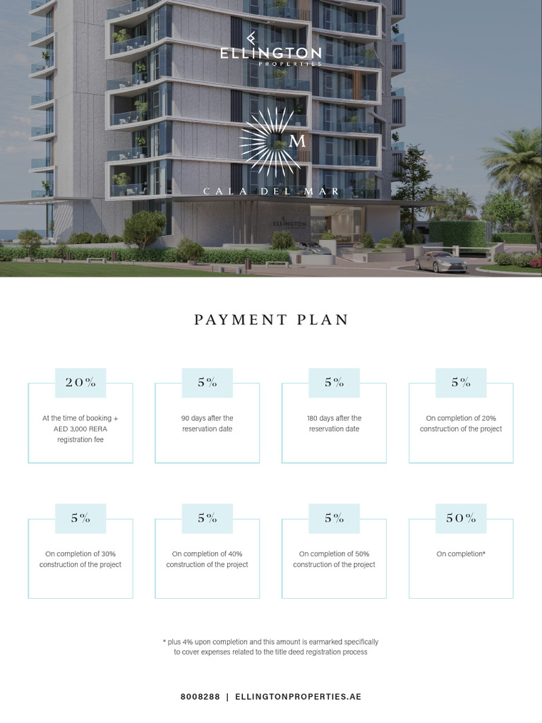 Cala Del Mar - Payment Plan | PDF