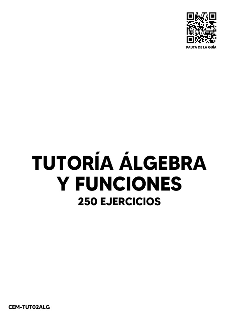 Ejercicios de Álgebra y Funciones | PDF | Logaritmo | Matemáticas