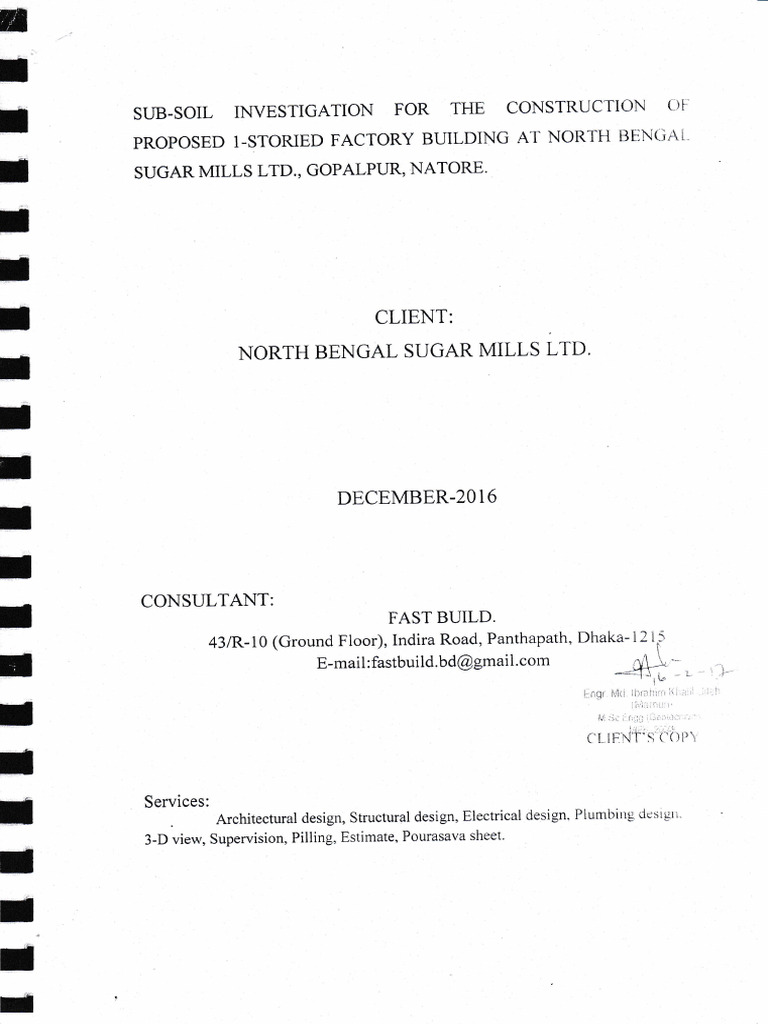 Soil Analysis Report | PDF | Civil Engineering | Geotechnical Engineering