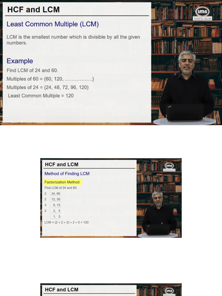 HCF & LCM | PDF